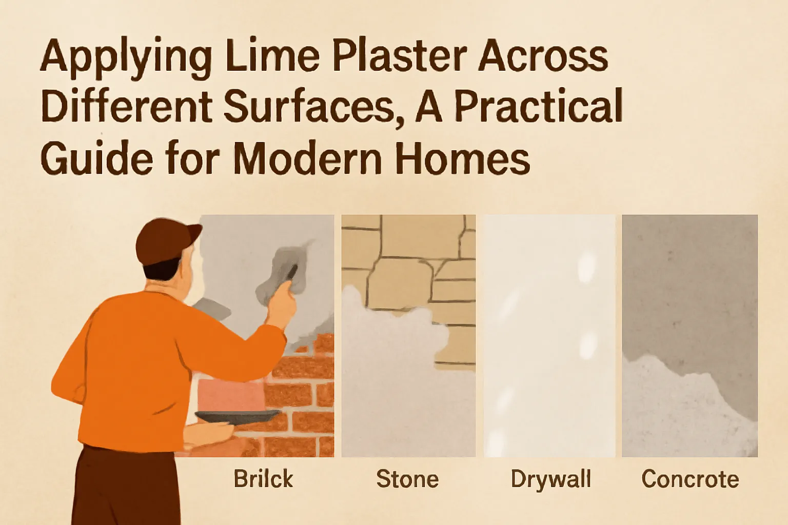Applying Lime Plaster on Different Surfaces Guide