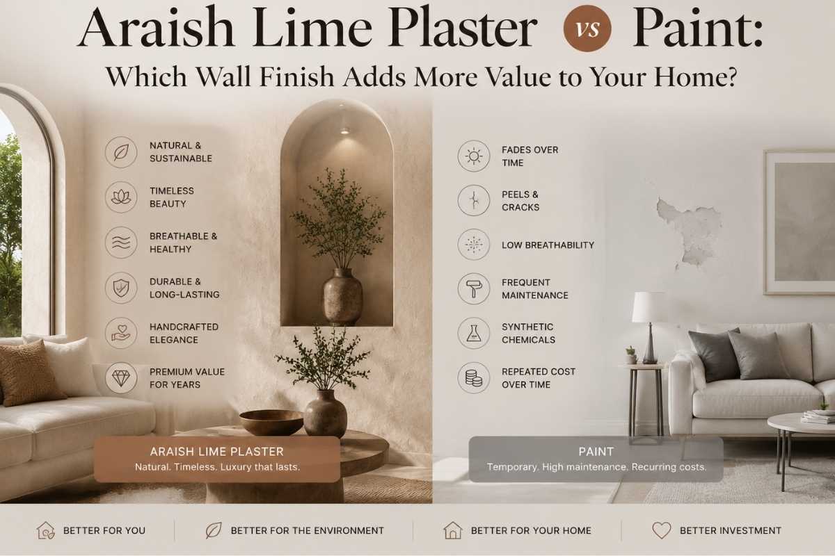 Why Araish Lime Plaster Is the Best Luxury Wall Finish for Modern Homes